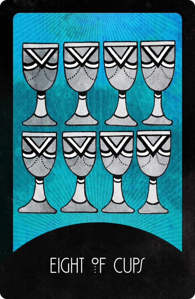 Inspirational Tarot Eight of Cups - Inspirational Tarot