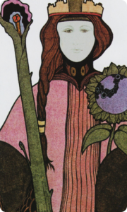 Inspirational Tarot QUEEN-OF-RODS - Inspirational Tarot