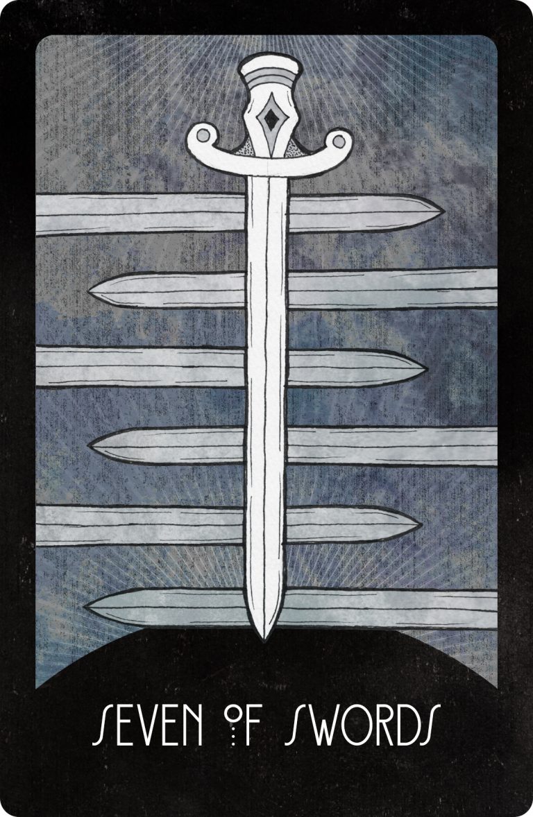 Inspirational Tarot Seven of Swords - Inspirational Tarot