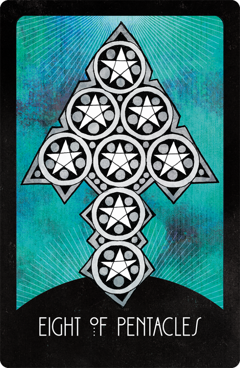Inspirational Tarot Eight of Pentacles - Inspirational Tarot